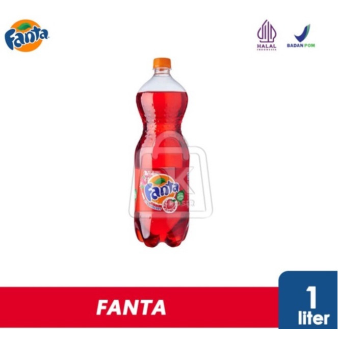 Jual Fanta Strawberry Minuman Soda Rasa Stroberi 1 Liter ORI | Shopee Indonesia