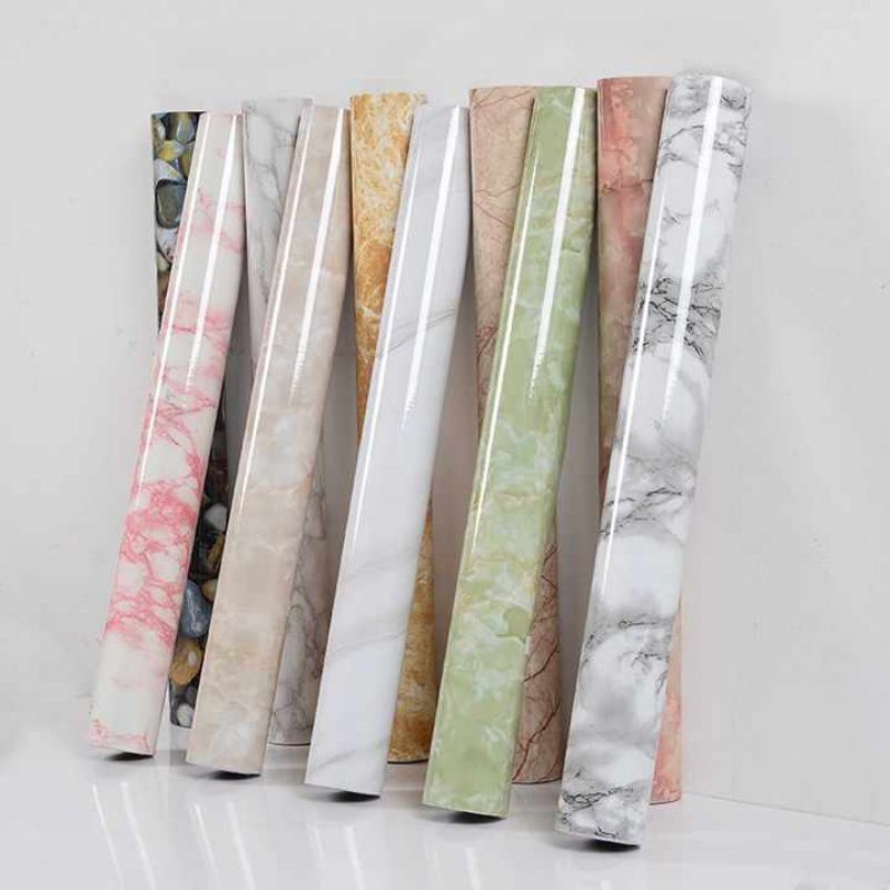 Jual Wallpaper Sticker Marmer Pvc Pelapis Kayu Triplek Meja Lemari ...