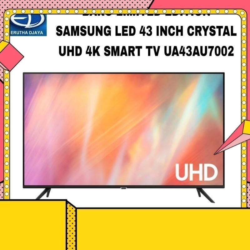 Jual PROMO SAMSUNG LED TV 43 Inch Smart 4K Crystal UHD TV 43AU7002 ...