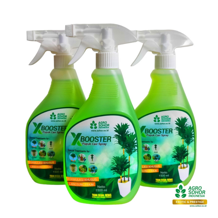 Jual Pupuk Cair Spray X-Booster 500ml by Agro Sohor | Shopee Indonesia