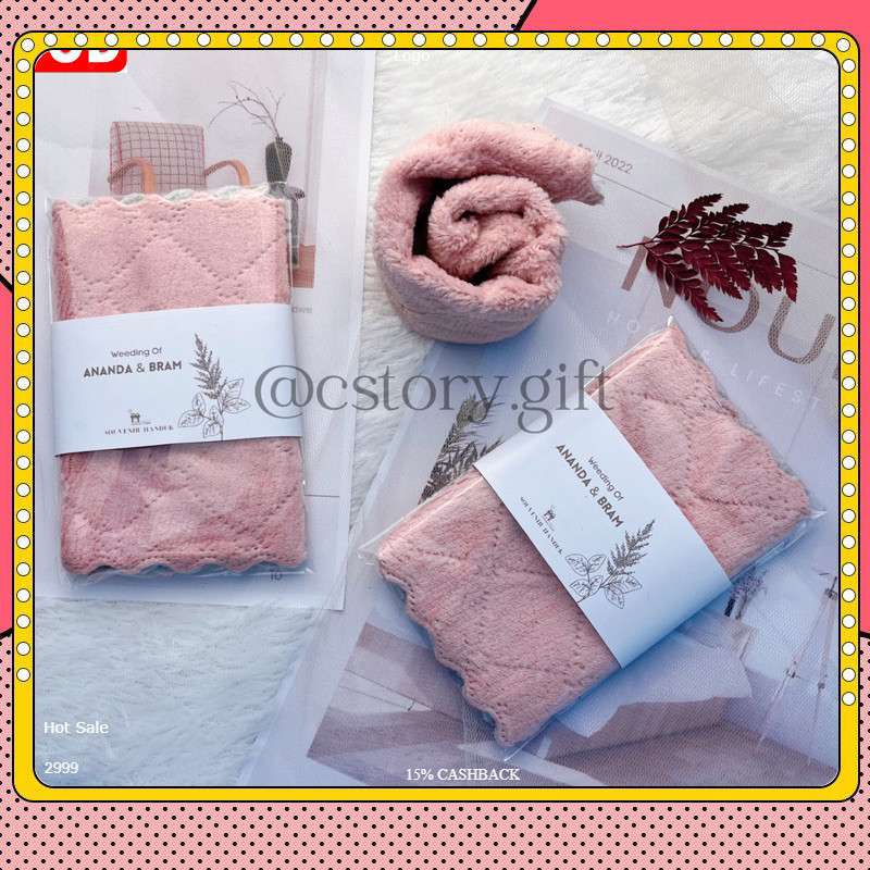 Jual Souvenir Pernikahan Nikah Ulang Tahun Aqiqah Handuk Kecil Lap ...