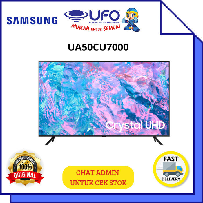 Jual SAMSUNG UA50CU7000 LED TV UHD SMART 50 INCH | Shopee Indonesia