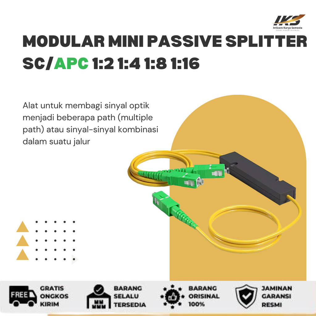 Jual Modular Mini Passive Splitter SC APC 1:2 1:4 1:8 1:16 | Shopee Indonesia