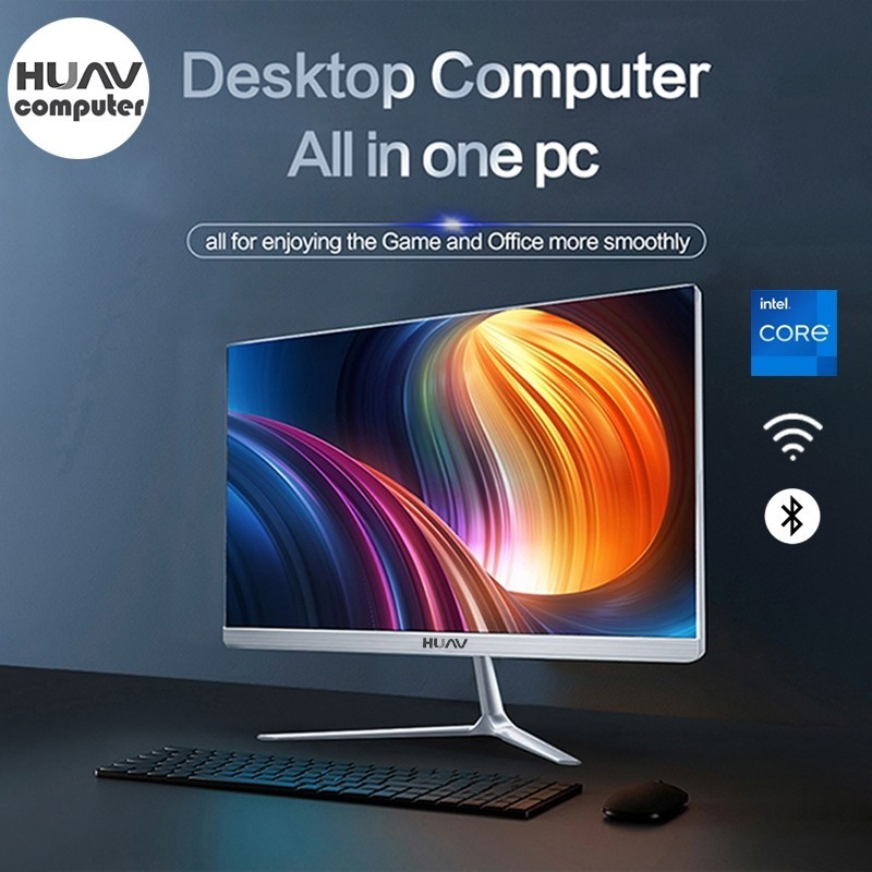 Jual Huav Kios Komputer Full Set PC All-in-One Baru, Intel Prosesor Core i5, RAM 8G, SSD 512G ...
