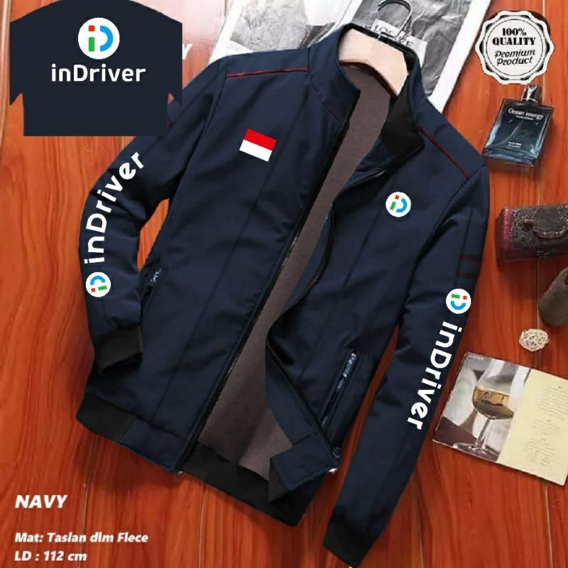 Jual JAKET INDRIVER / IN DRIVER JAKET PRIA TERBARU KEREN TEBAL jaket ...