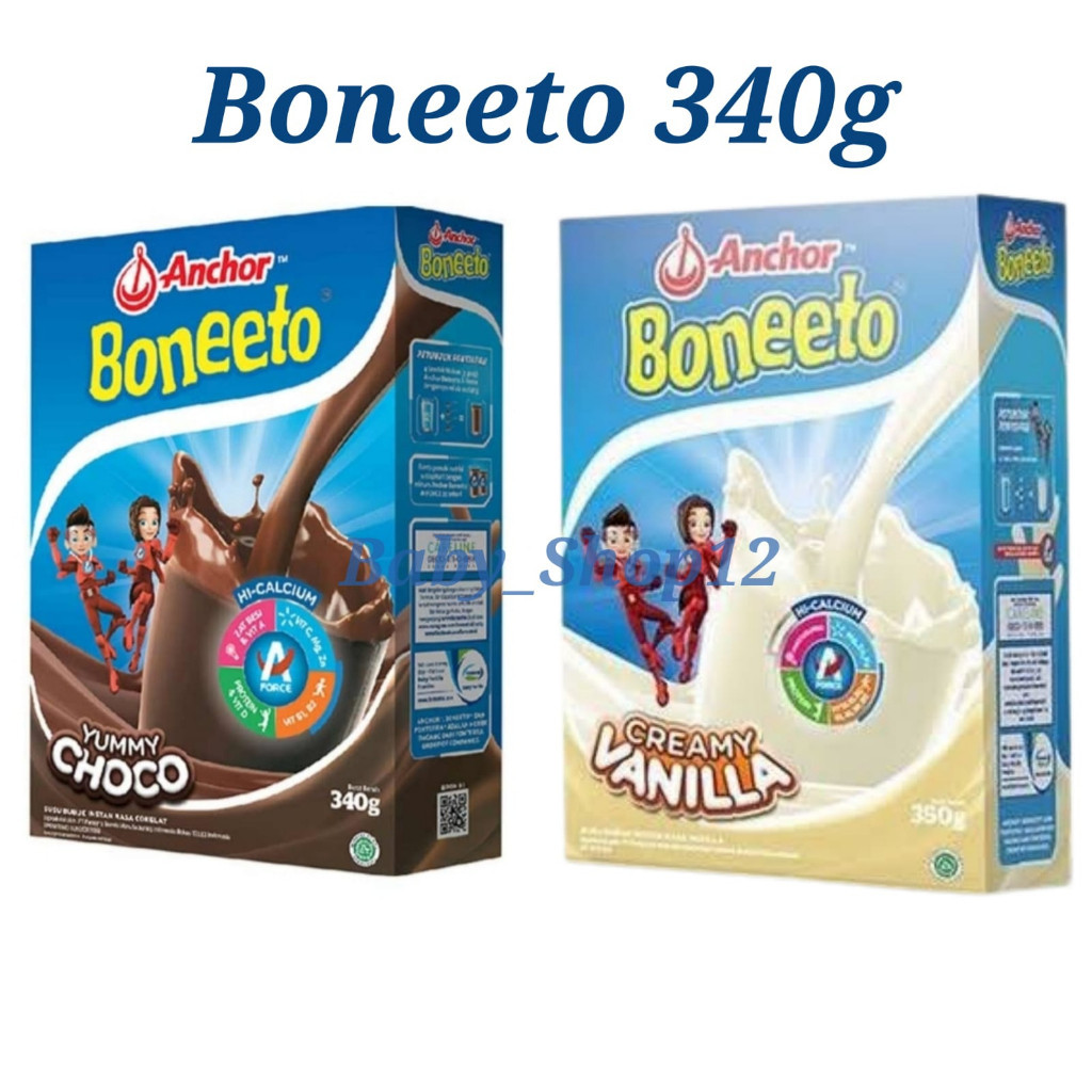 Jual Anchor Boneeto 340g/320g Susu Pertumbuhan Anak | Shopee Indonesia