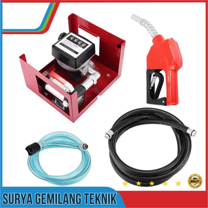 Jual Fuel Transfer Pump Diesel JYB-40 - Pompa Transfer Minyak Bensin Solar Full Set - Flow Meter ...