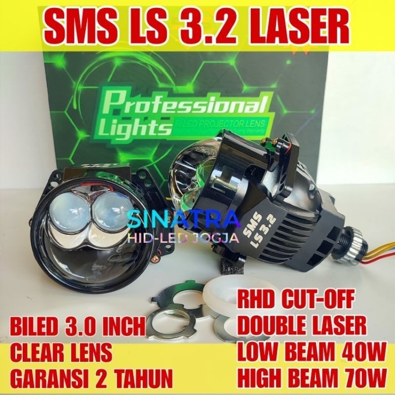 Jual Biled 3.0 Inch SMS LS 3.2 40W/70W Laser | Shopee Indonesia