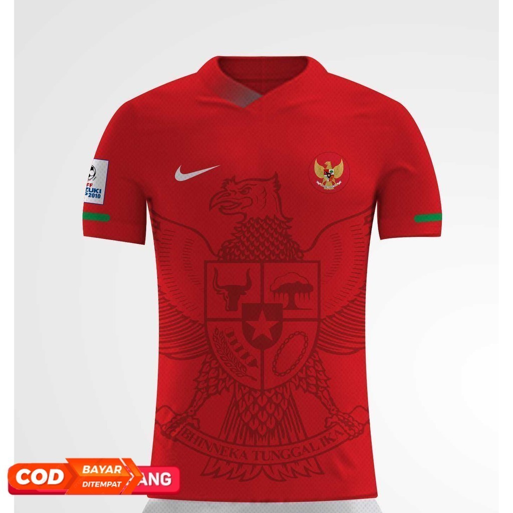 Jual Jersey Timnas Indonesia Home AFF 2010 Free Nameset Full Printing ...