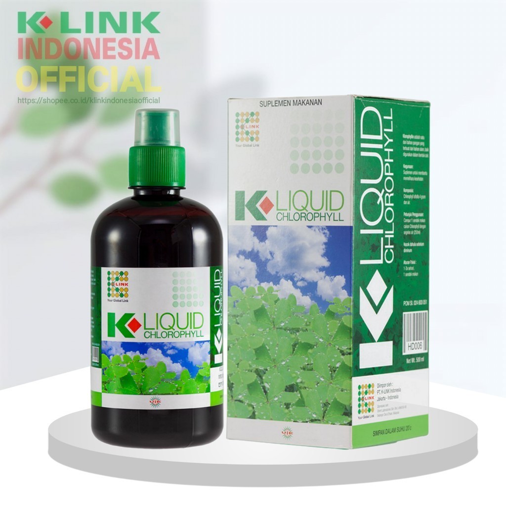 Jual K LIQUID CHLOROPHYLL K LINK ORIGINAL KLINK KLOROFIL MINUMAN KESEHATAN | Shopee Indonesia