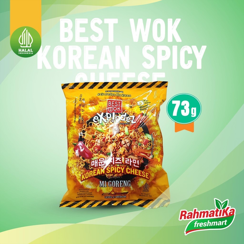Jual Best Wok Mi Goreng Explodez Korean Spicy Cheese 73 gram | Shopee ...