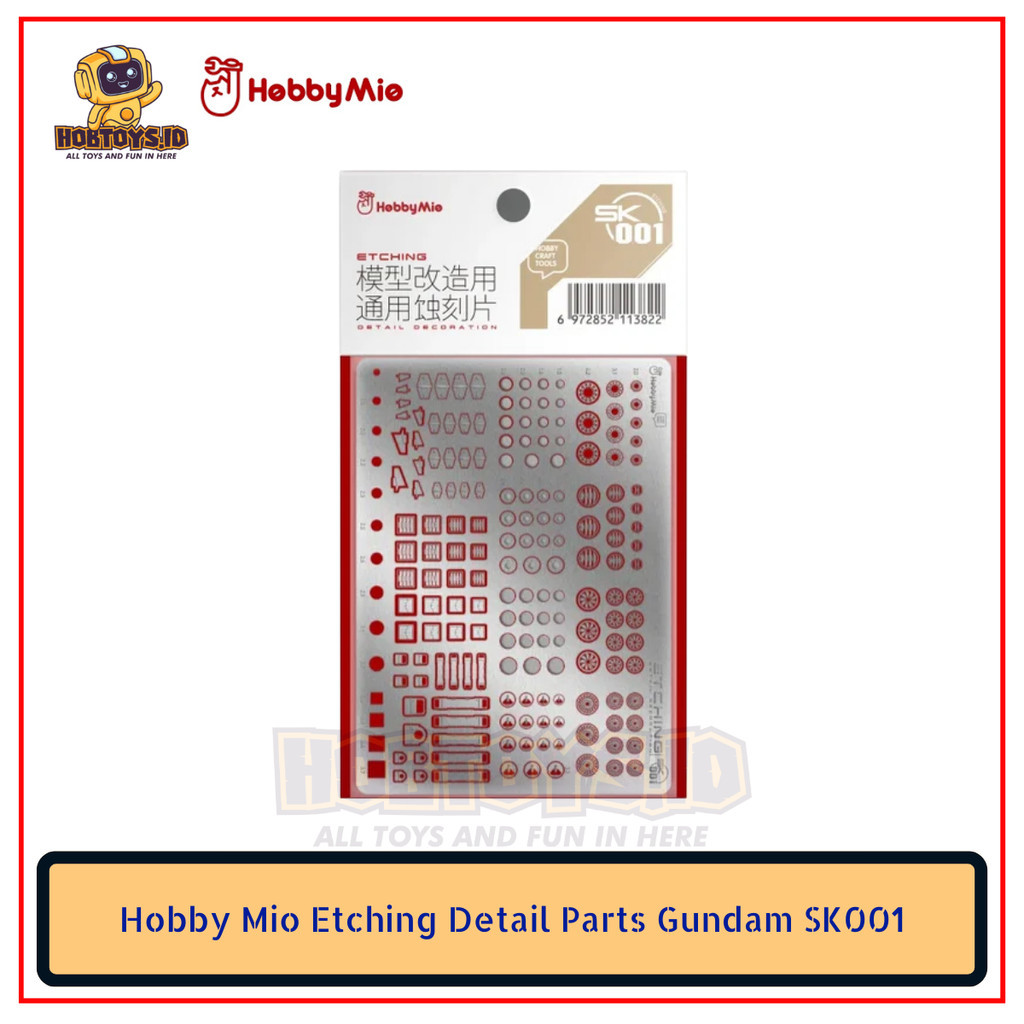 Jual Hobby Mio Etching Detail Parts Gundam SK001 | Shopee Indonesia