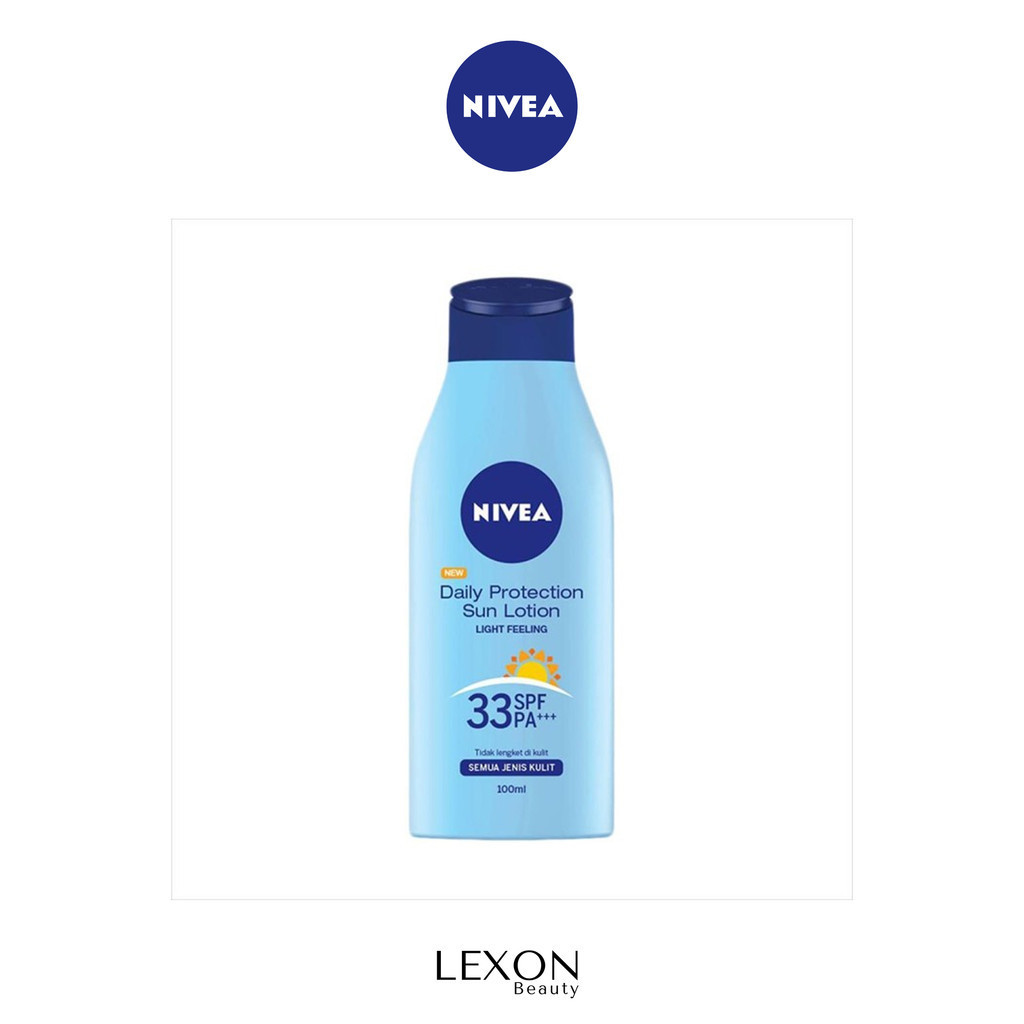 Jual [Nivea] Daily Protection Sun Lotion SPF 33 PA +++ 100 ml | Shopee ...
