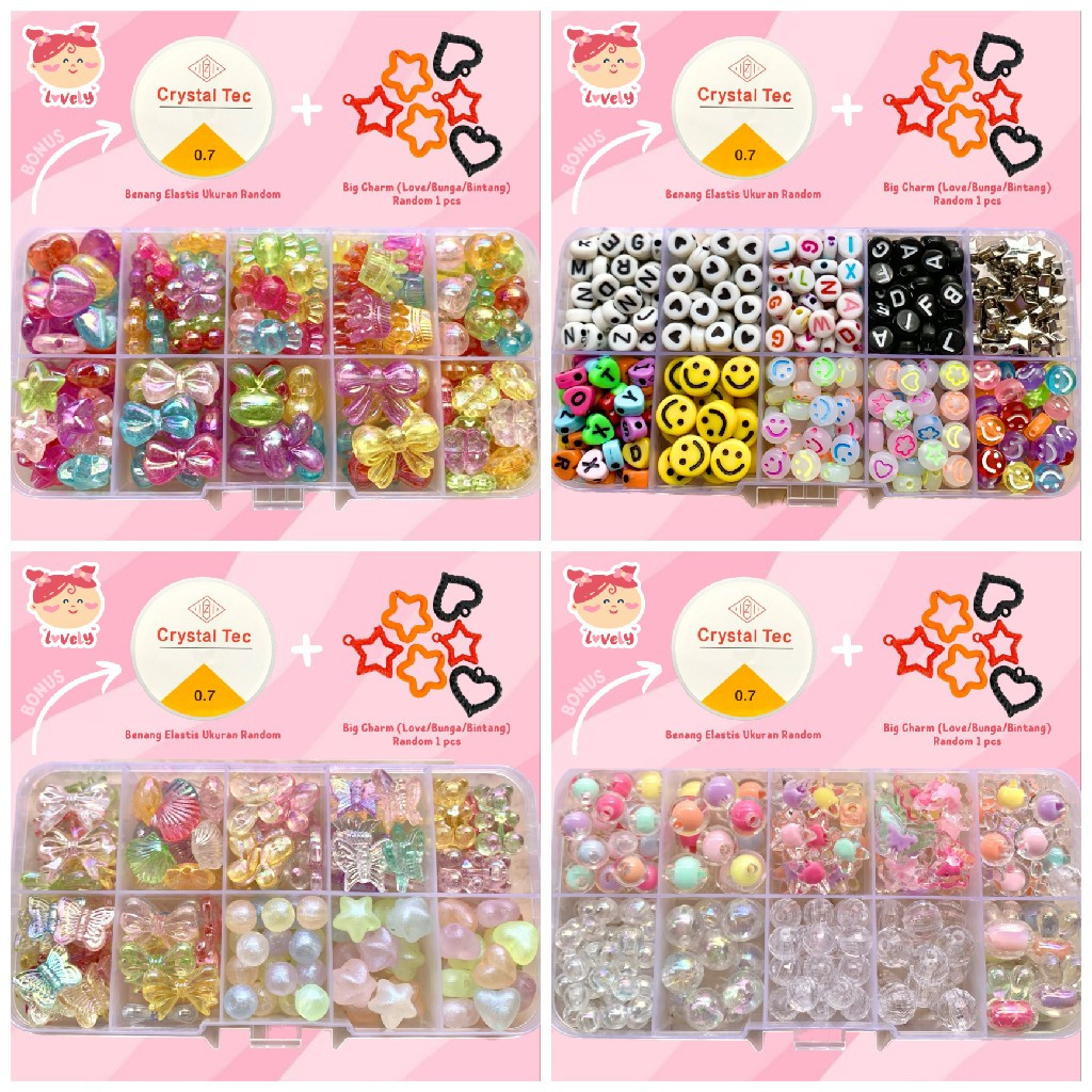 Jual DIY Manik Manik Set Aesthetic - 1 Set DIY Manik Manik - Manik ...