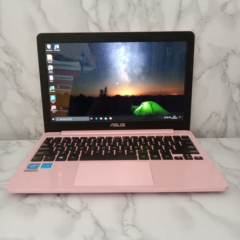 Jual notebook asus E203 RAM2/4GB 500gb/120gb ssd second mulus | Shopee ...