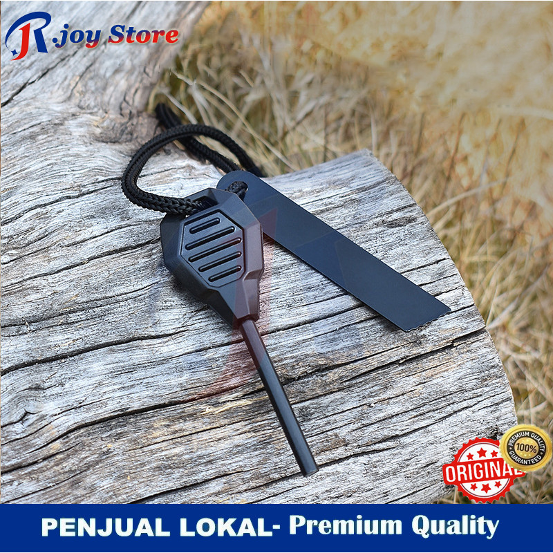 Jual Pemantik Api Outdoor Survival Magnesium Flint Stone Fire Starter ...
