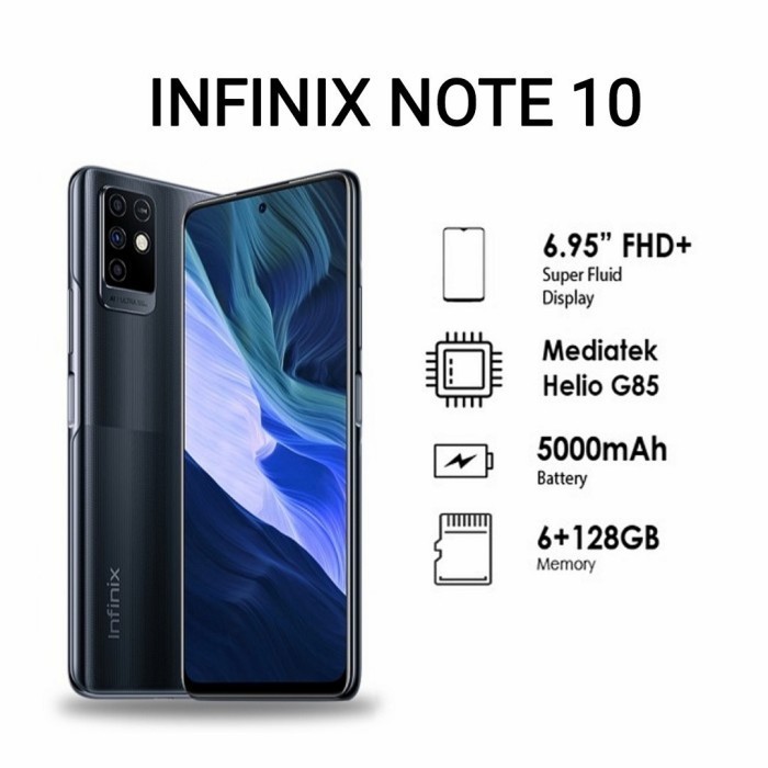 Jual Infinix Note 10 6/128-Garansi Resmi | Shopee Indonesia
