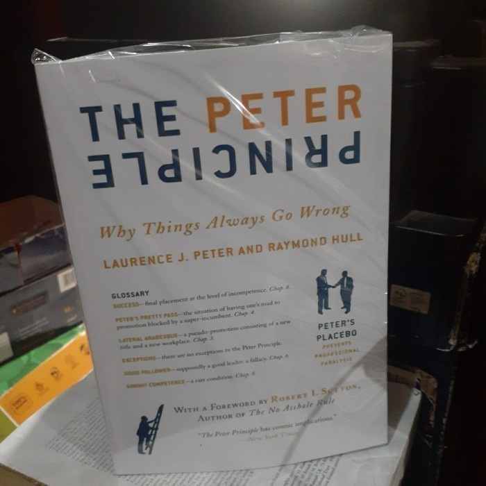 Jual Buku The Peter Principle: Why Things Always Go Wrong | Shopee ...