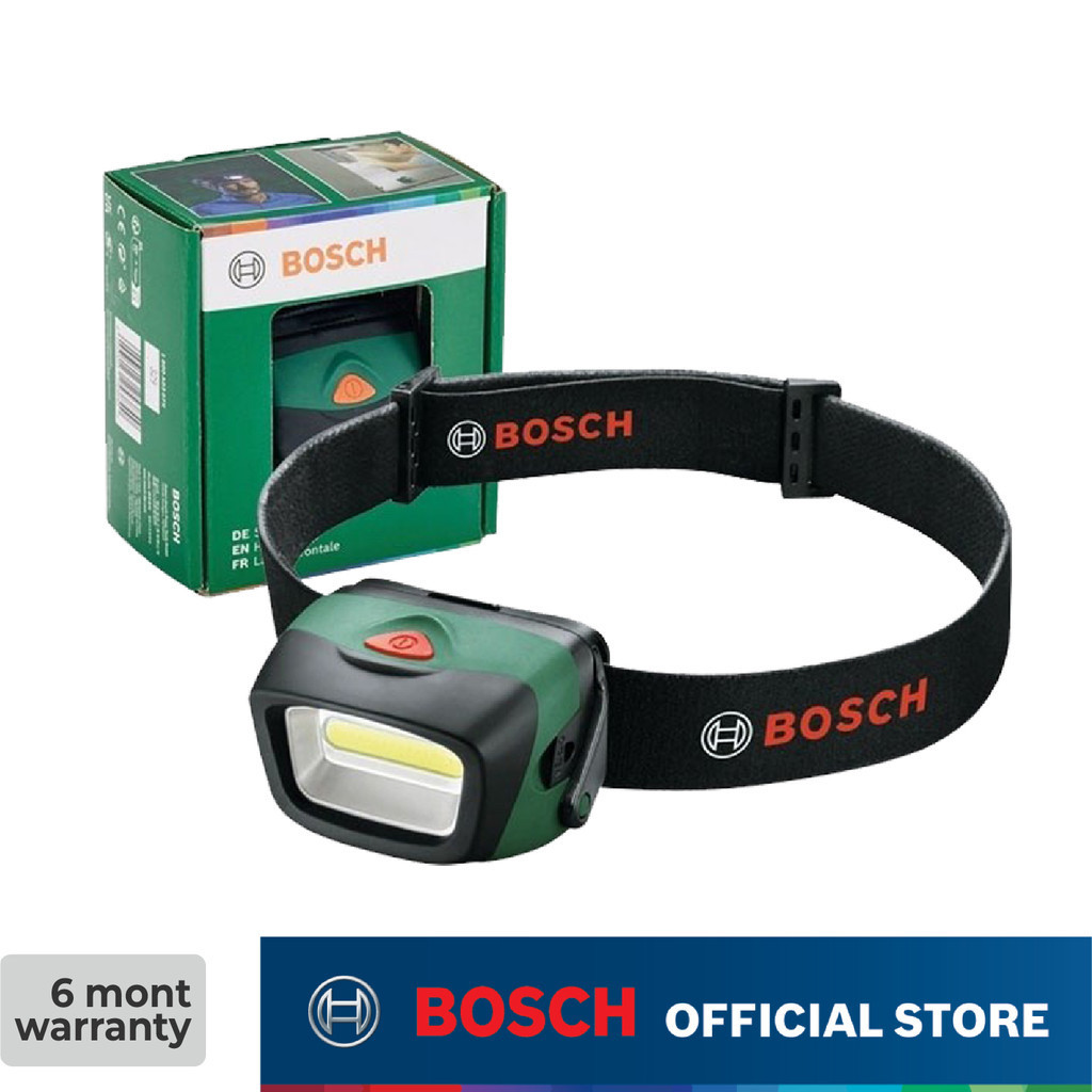 Jual Bosch LED Head Lamp / Head Light / Senter Kepala 190Lumens IPX4 ...