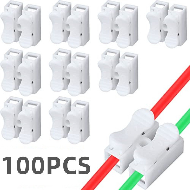 Jual 100PCS Kabel Terminal Quick Connector Sambungan Kabel Listrik CH2 ...