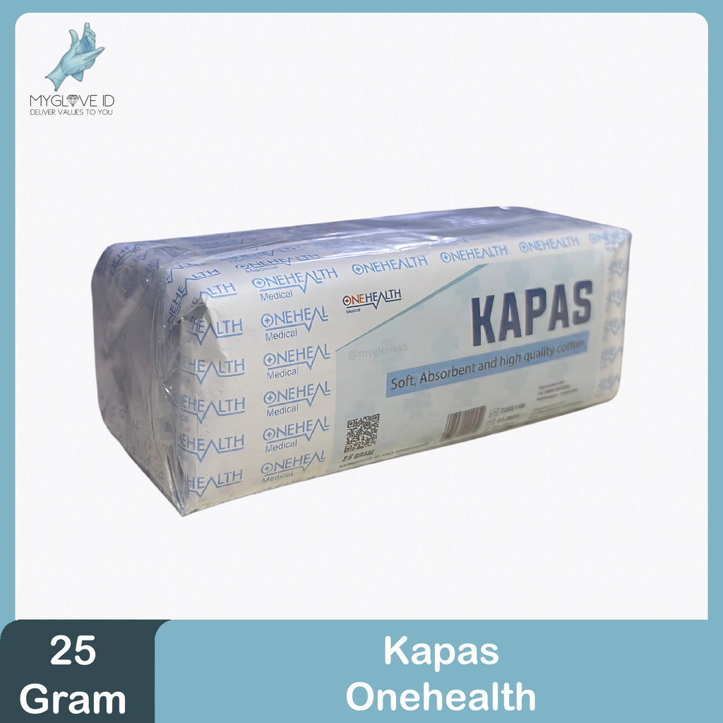 Jual Kapas Luka Pembalut / Absorben 25 gram Onehealth | Shopee Indonesia
