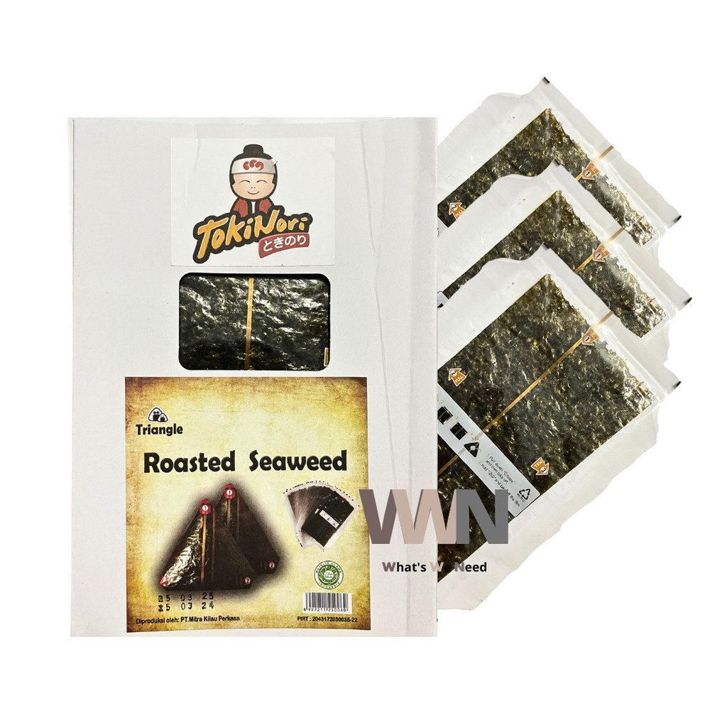 Jual Tokinori Onigiri 1 SHEET Wrapper Sushi Nori Roasted Seaweed - Nori ...