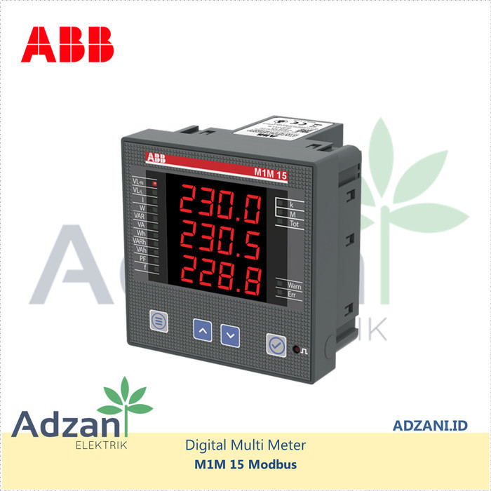 Jual ABB M1M 15 MODBUS Digital MULTI METER 2TAZ661012R2000 POWER | Shopee Indonesia