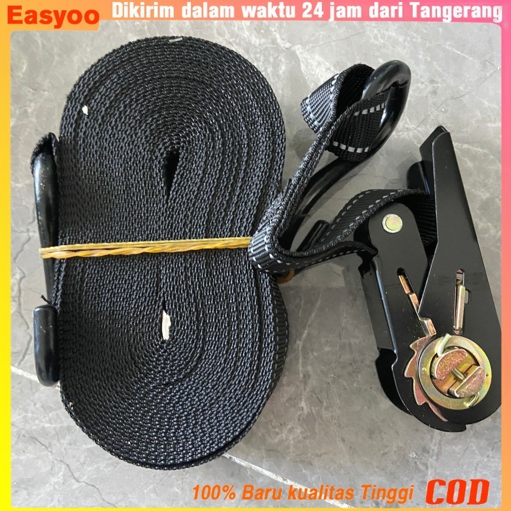 Jual Tali Krek Sound 5/10 Meter Bercahaya Rachet Tie Down Strap Kretek ...
