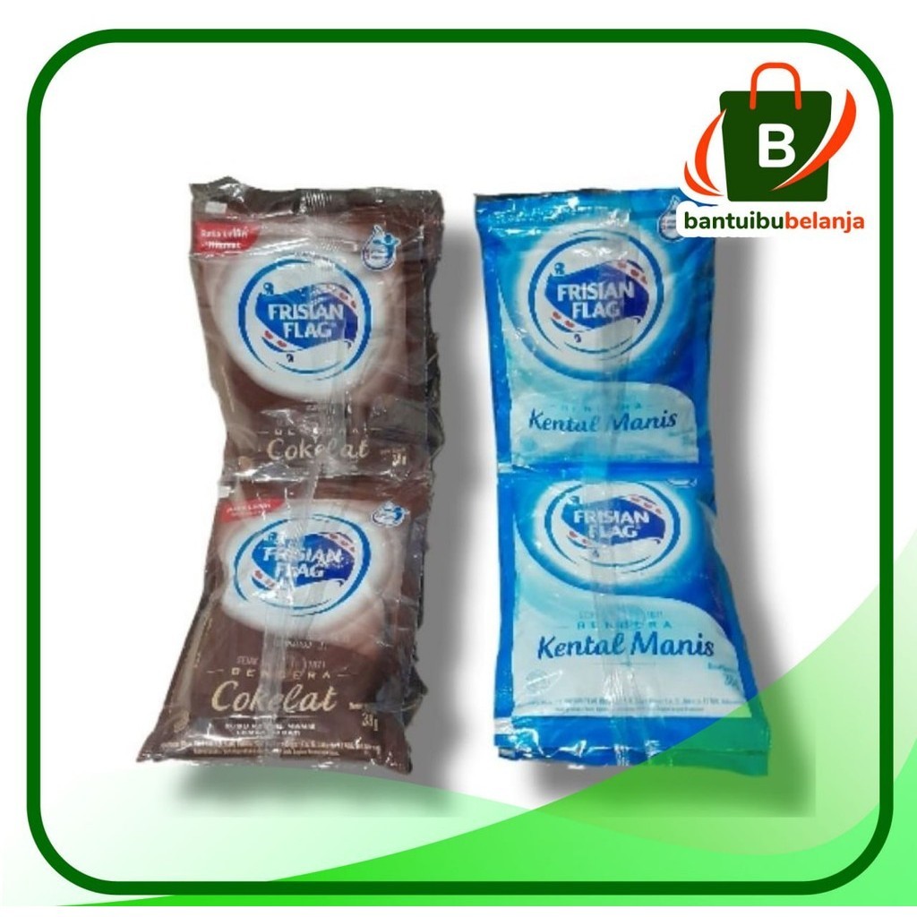 Jual FRISIAN FLAG Susu Kental Manis Bendera 1 Renteng (Isi 6 Sachet ...