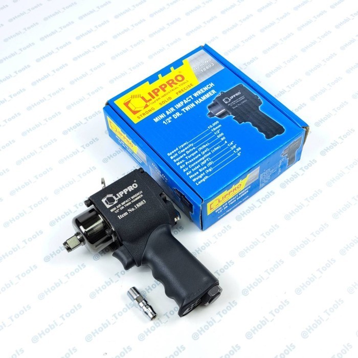 Jual LIPPRO AIR IMPACT WRENCH 1/2" TWIN HAMMER - MESIN BUKA BAUT ...