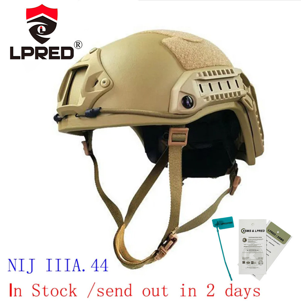 Jual LPRED Real Bulletproof Helmet Ballistic High Cut Tactical NIJ 3A ...