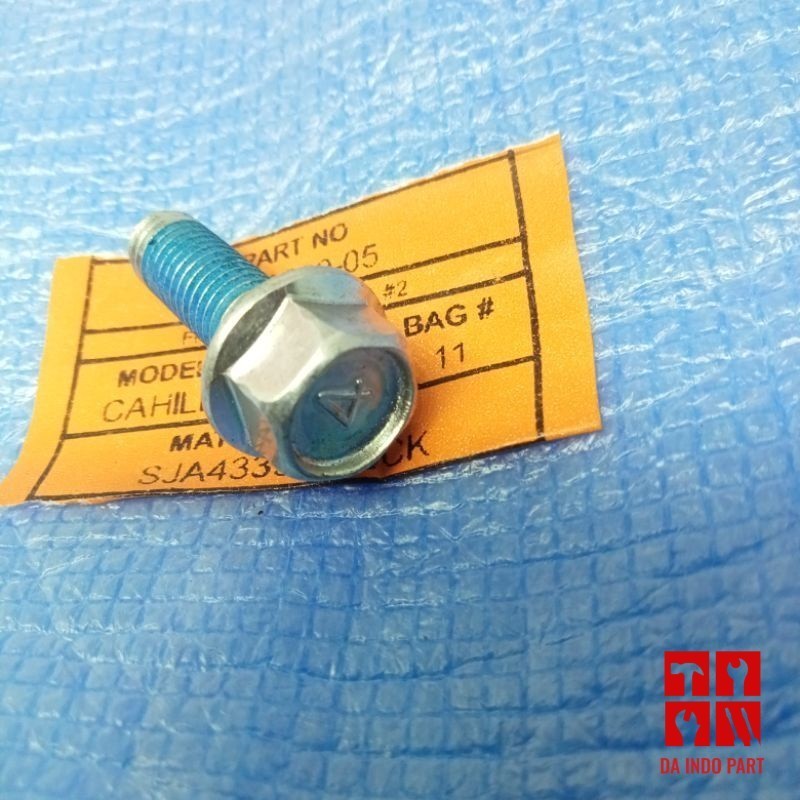 Jual Baut flang topi Kunci 12 baja original m8x25 dengan silicon anti ...