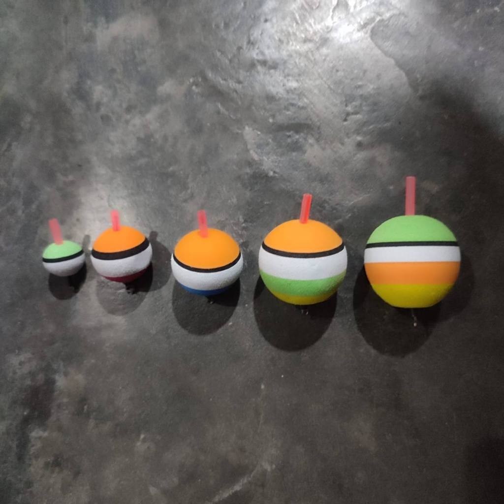 Jual Pelampung Pancing Spoon Bulat Ukuran 0 - 6 Detail Sesuai Gambar ...