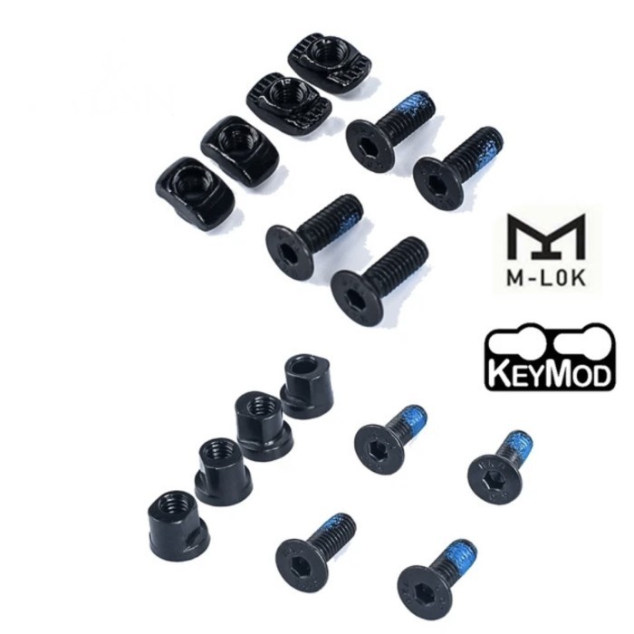 Jual Baut Rail MLOK Keymod Mur Handguard M Lok M-Lok RIS RAS AEG GBBR ...