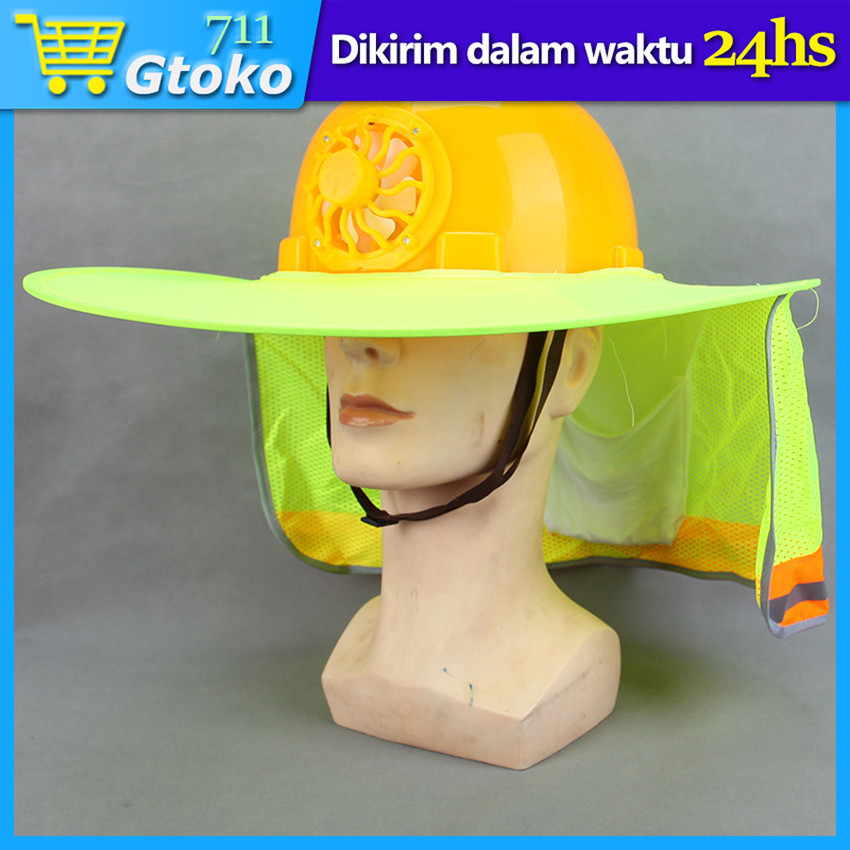 Jual Topi Sunbrim Lipat Untuk Helm Safety Proyek Pelindung Panas ...