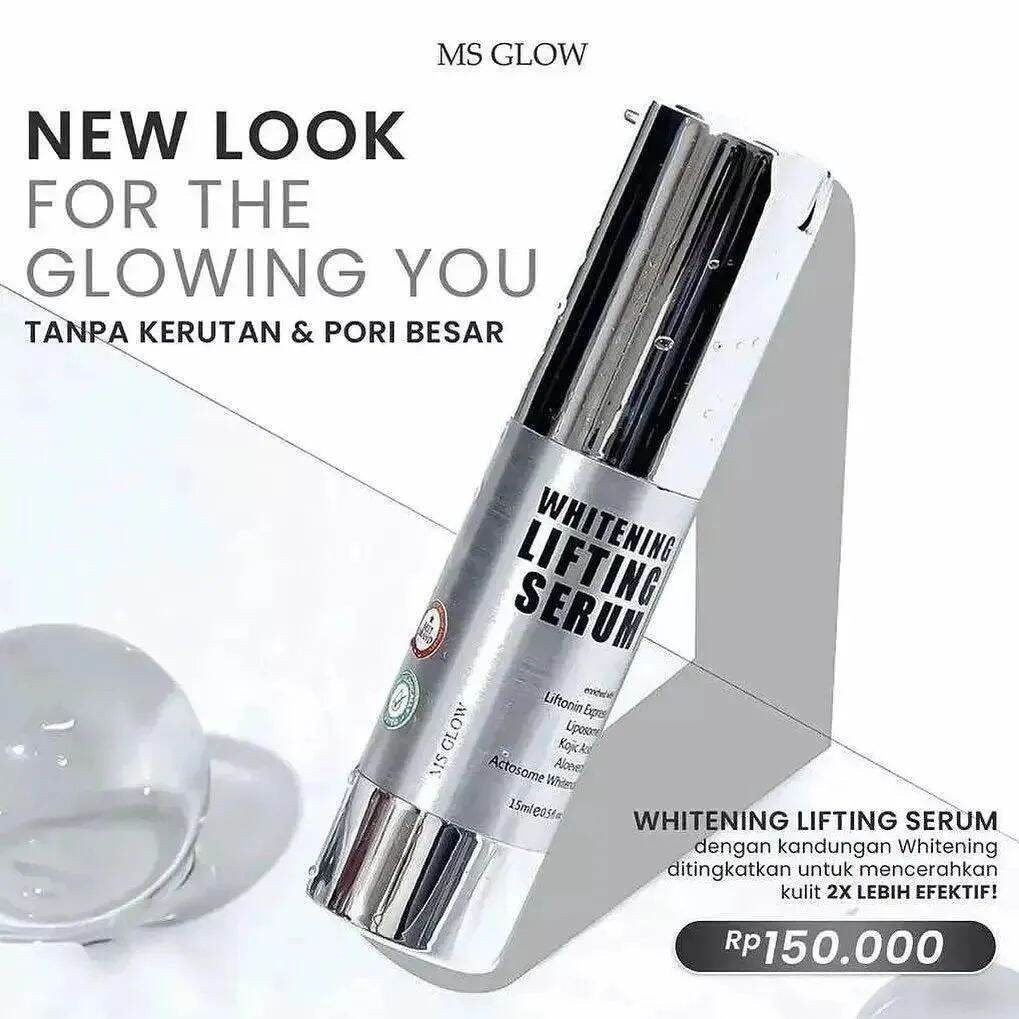 Jual Ms Glow Whitening Lifting Serum (kemasan non aktivasi) | Shopee ...