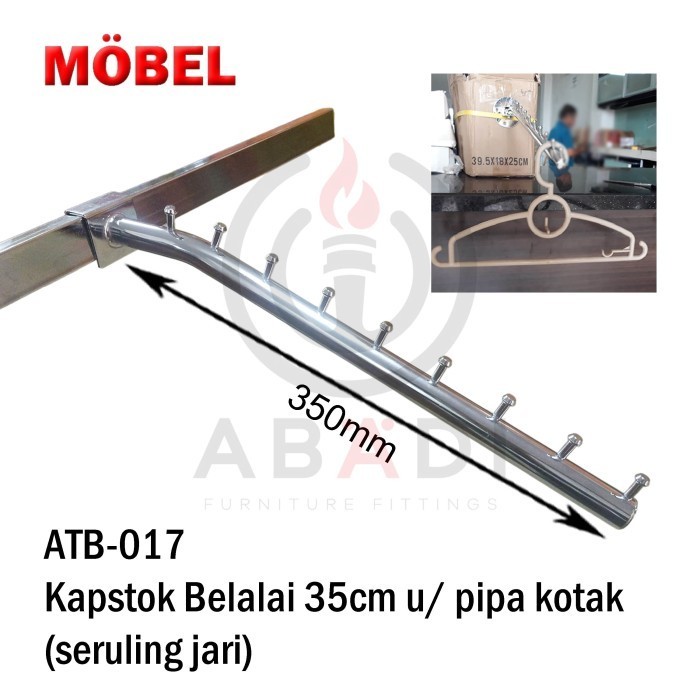 Jual Hanger Seruling Jari Pipa Kotak/Display Baju Kapstok Mall 9 titik ...