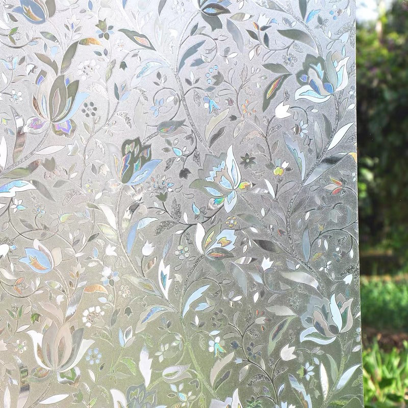 Jual Stiker untuk Kaca Sanblast Glitter Sticker Kaca Jendela Anti Panas ...