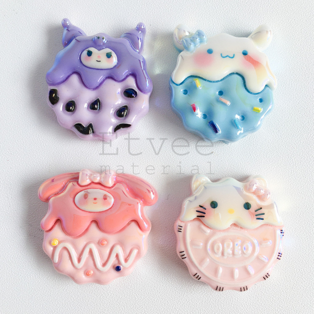 Jual Mote manik UV bead Sanrio Cookies OREO KITTY KUROMI | Shopee Indonesia