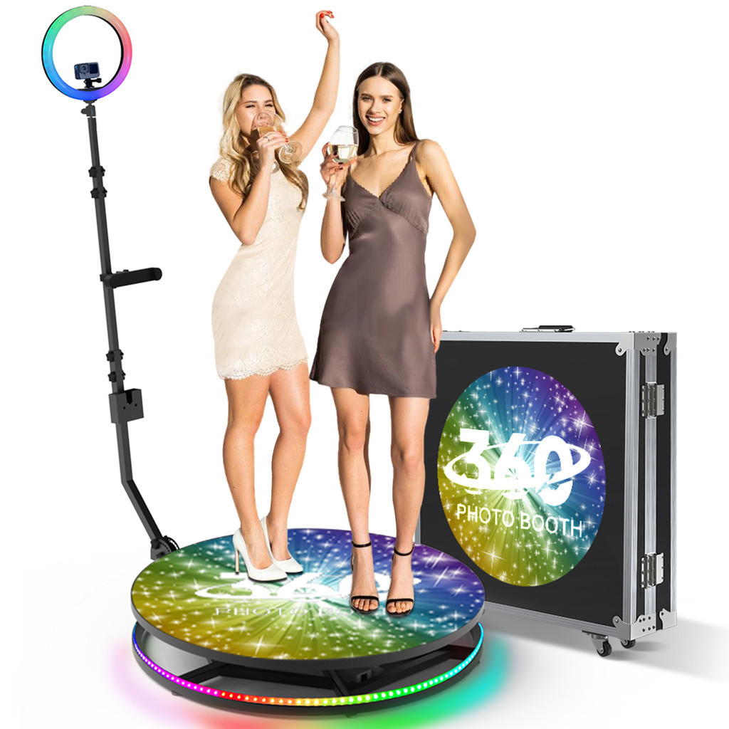 Jual Camera 360 Photo Booth Machine 100cm for 3-5PPL with Flight Case ...