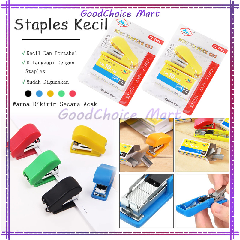 Jual Staples Kecil / Staples Mini / Stapler Mini Portabel / staples ...