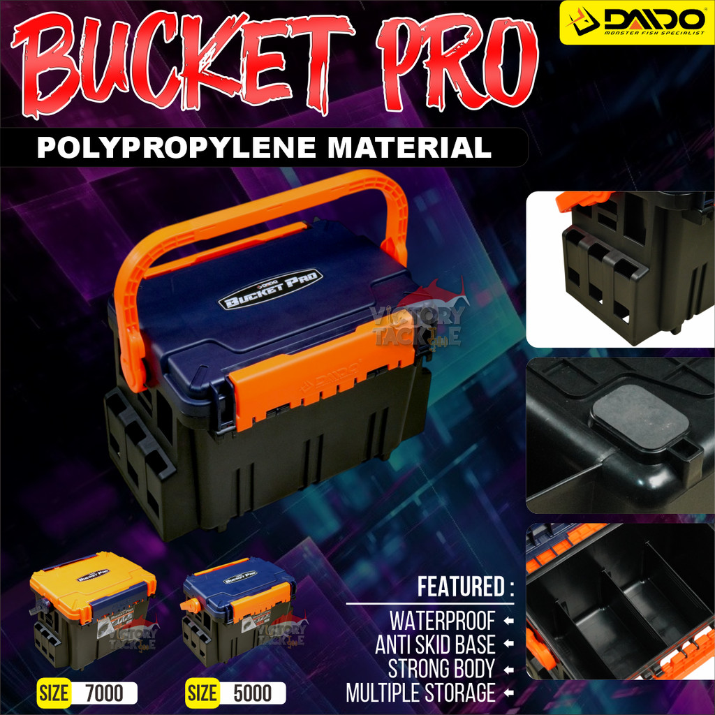 Jual BOX PANCING DAIDO BUCKET PRO 5000 7000 | Shopee Indonesia