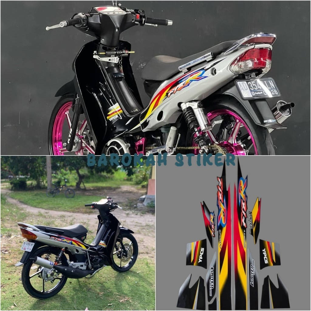 Jual Striping stiker polet list motor fizr fiz r f1 zr sporty dual tone ...