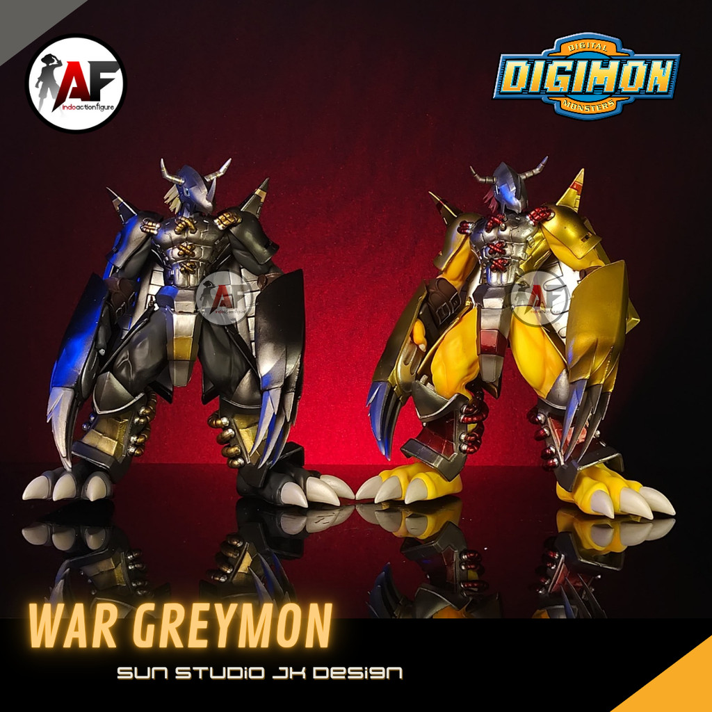 Jual Action Figure Digimon WarGreymon Black Sun Studio JK Design Recast | Shopee Indonesia