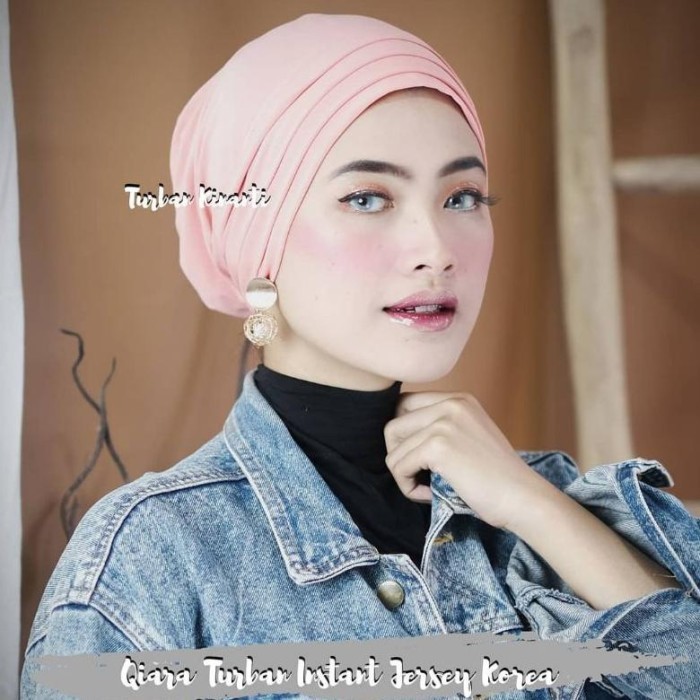 Jual Inti Turban Kinanti - Turban Instan Qiara Jersey Korea Premium ...