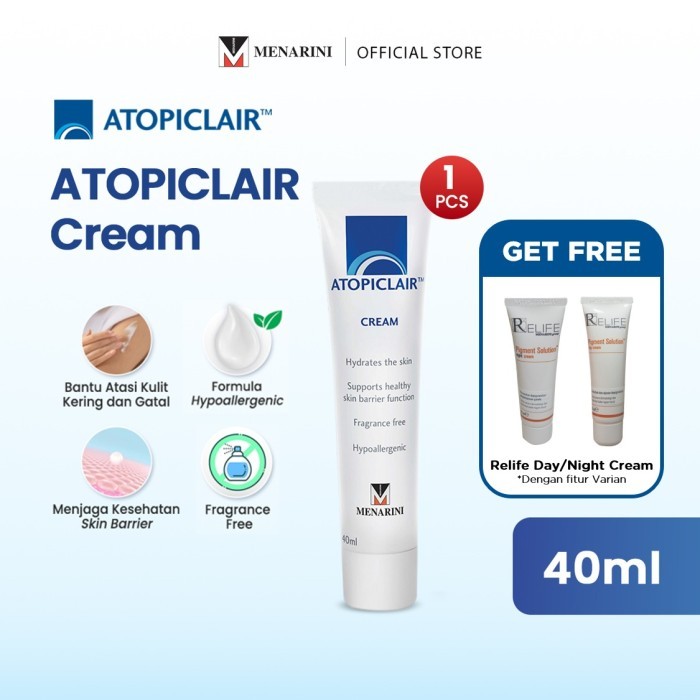 Jual Atopiclair Cream 40ml - Bantu kurangi rasa gatal dan kulit kering ...
