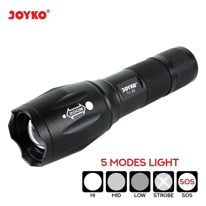 Jual Joyko LED Flashlight Senter LED FL-82 | Shopee Indonesia