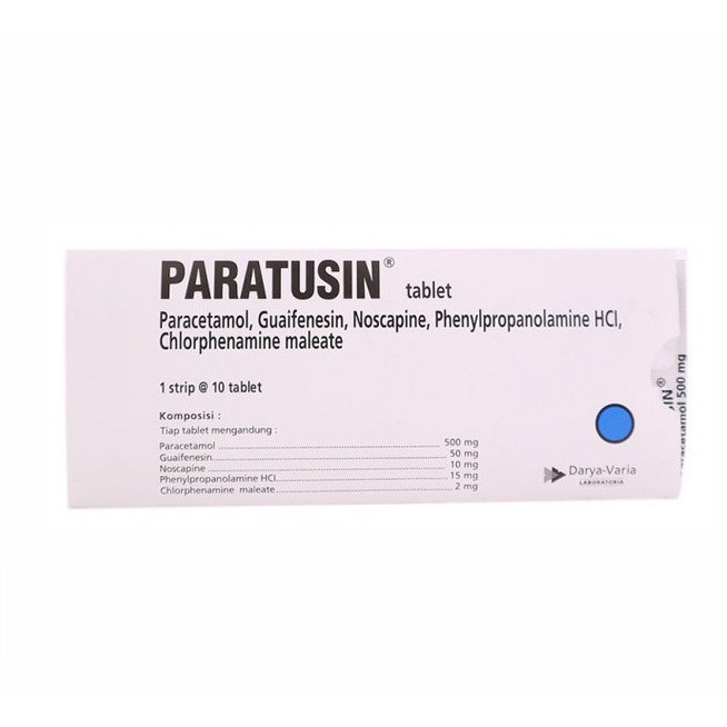 Jual WINPROSTORE - PARATUSIN Tablet 1 Strip (Isi 10 Tablet) | Shopee ...