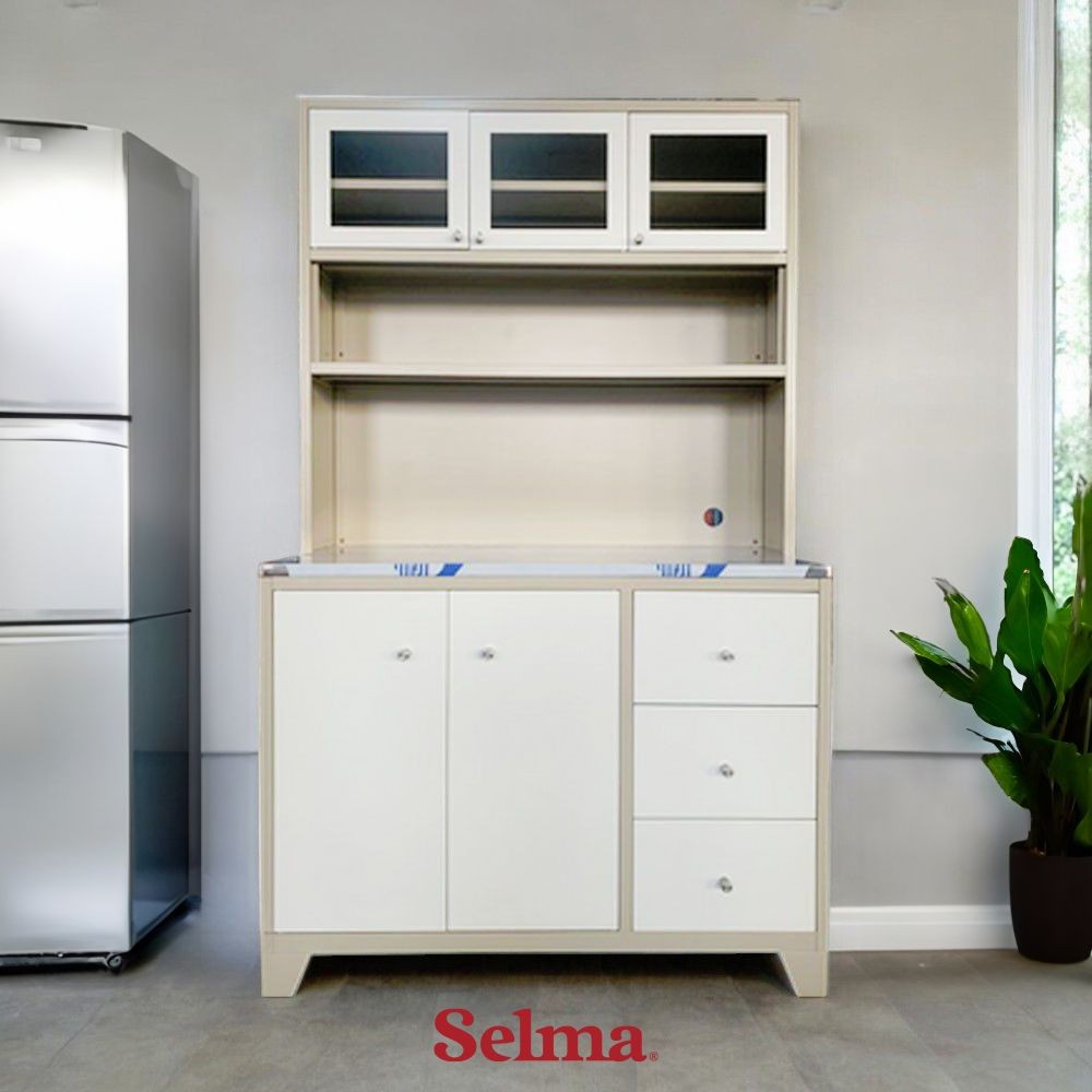 Jual Selma Lennox Kabinet Dapur - Krem Kitchen Cabinet Lemari Kabinet ...