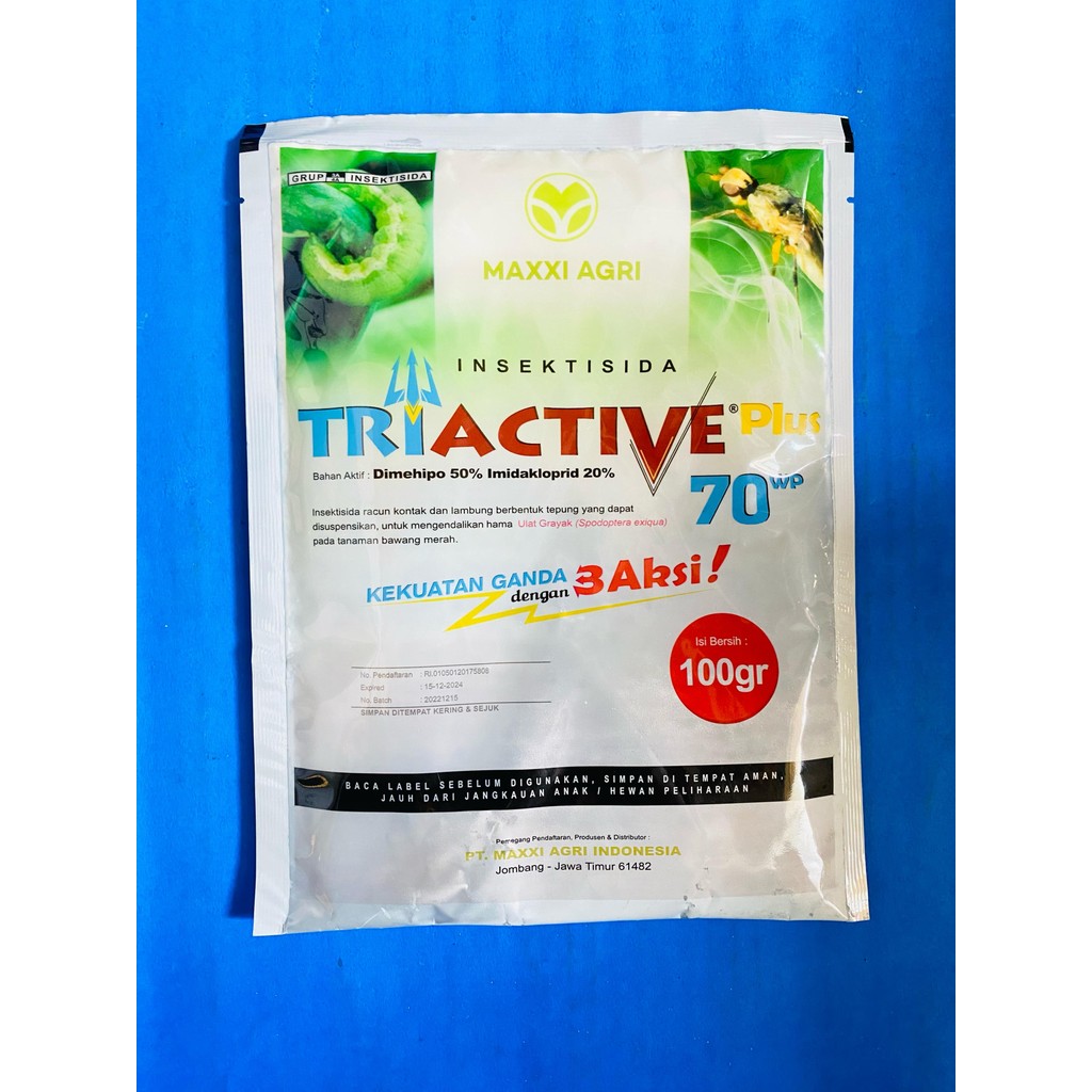 Jual Insektisida kontak mengendalikan ulat grayak TRIACTIVE PLUS 70WP ...